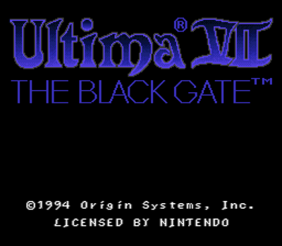SNES-port of Ultima VII - The Codex of Ultima Wisdom, a wiki for Ultima ...