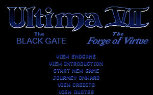 Ultima VII: The Black Gate - The Codex of Ultima Wisdom, a wiki for ...